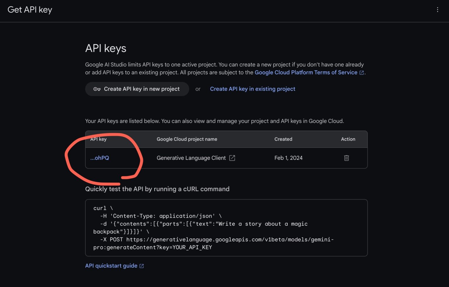 GoogleのgeminiのAPIキーを取得してみよう。 | Geminizer